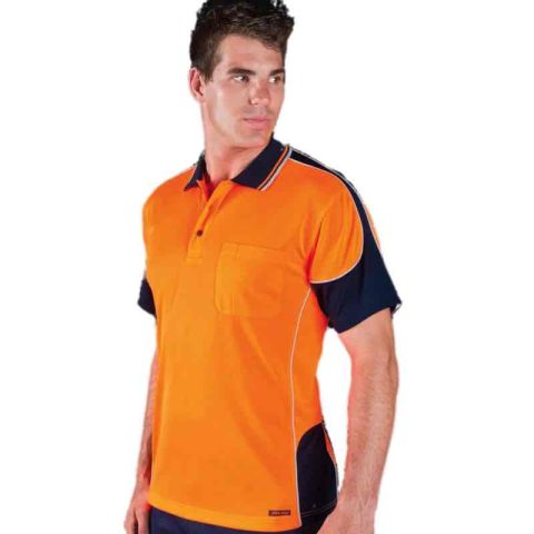 Hi Vis Polo Shirt Contrast Piping: Bulk Order Discounts Available ...