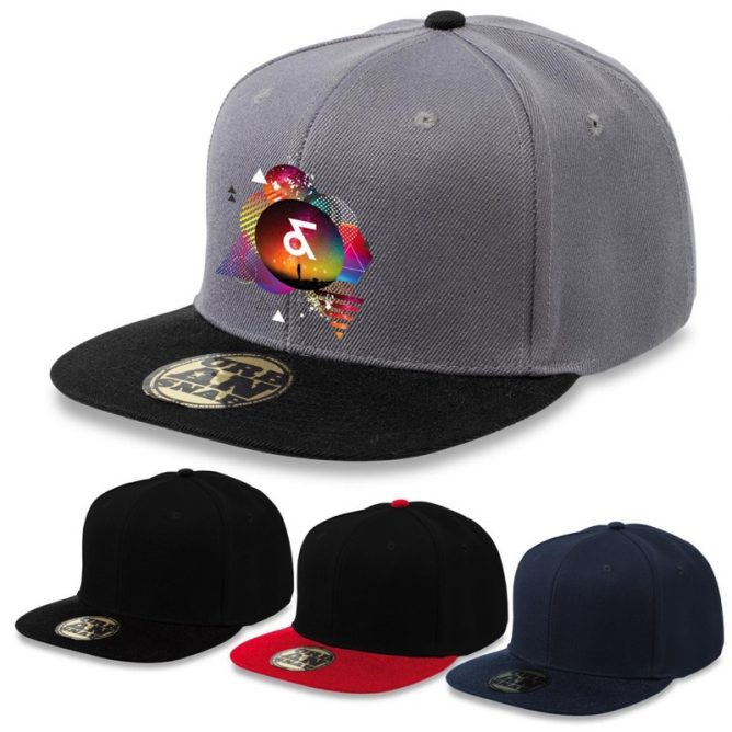 Urban Snapback Cap | Flatpeak | 6 panel | Headwear | Gold Coast