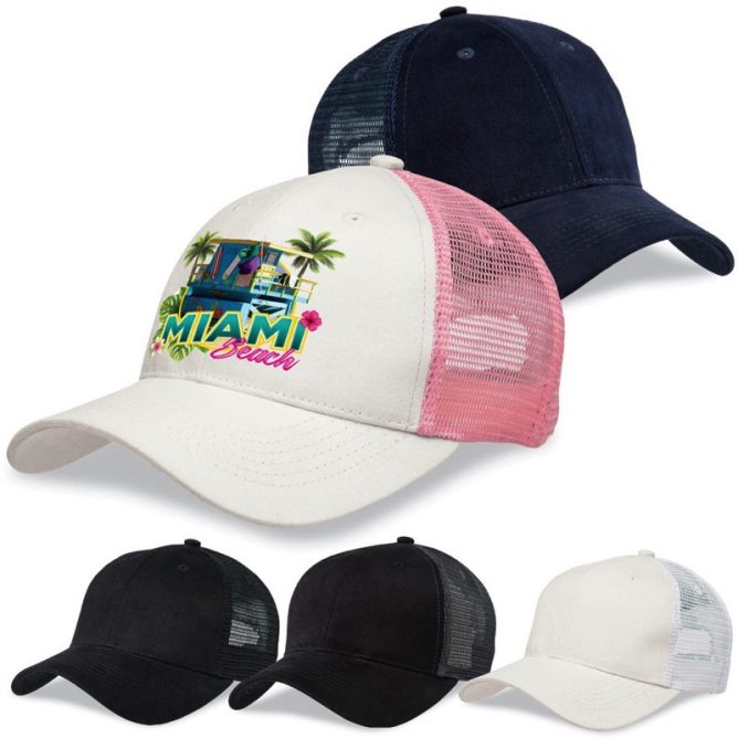 Premium Softmesh Trucker Cap | Embroidery | Vinyl Heat Printing